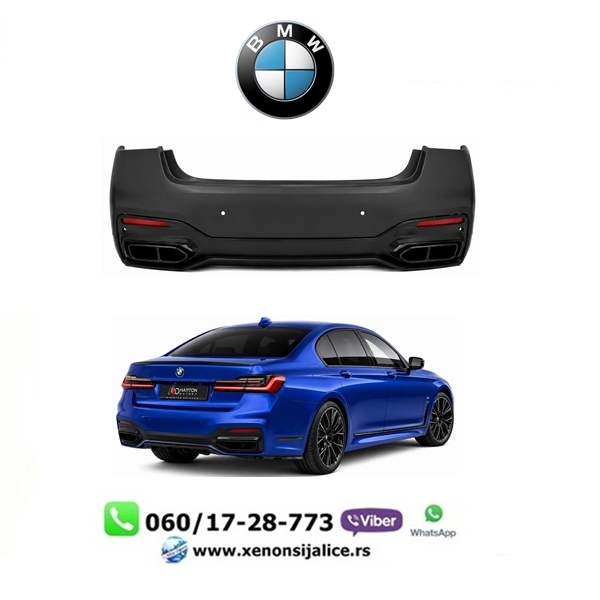 BMW 7 G12 19-23 ZADNJI BODY KIT M