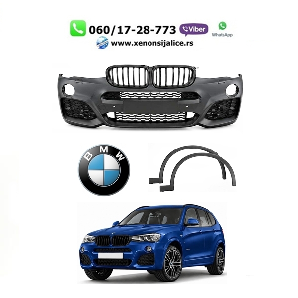 BMW X3 F25 11-14 PREDNJI BODY KIT M