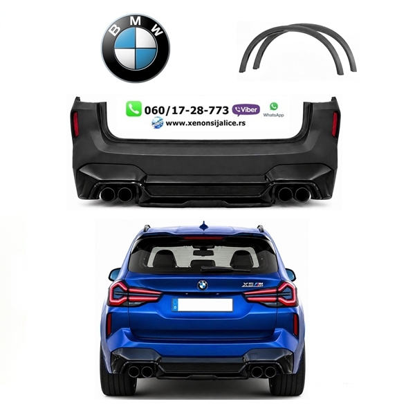 BMW X3 G01 22-24 ZADNJI BODY KIT M