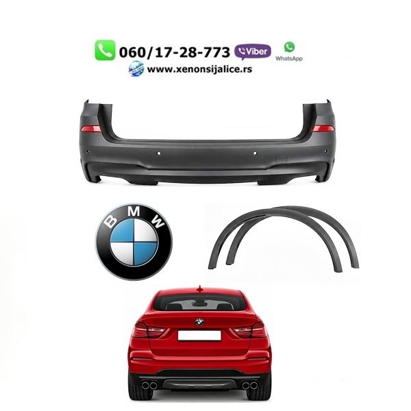 BMW X4 F26 14-18 ZADNJI BODY KIT M
