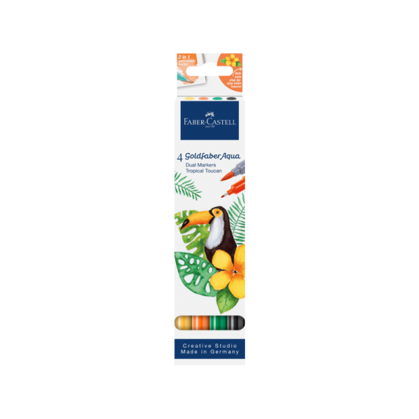 Goldfaber Aqua Dual flomaster Faber-Castell Tropical Toucan 1/4