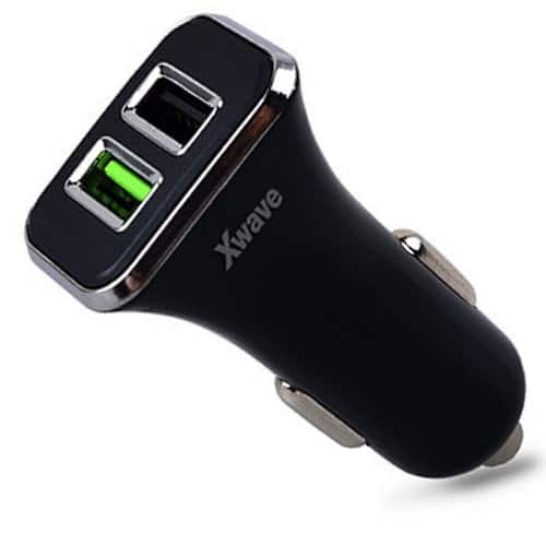 Brzi punjač za mobilni auto Dual 2xUSB 3.1.A-2A-1.5A utičnica 5-9-12V Xwave C22-2 027887