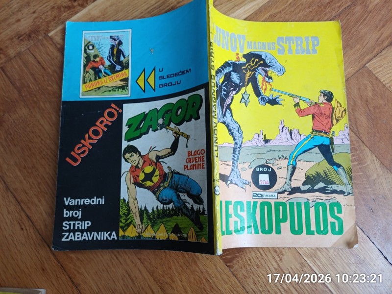 LUNOV MAGNUS STRIP BROJ 504, TELESKOPULOS