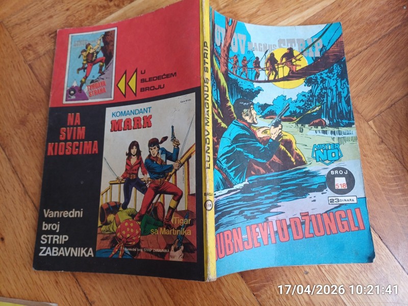 LUNOV MAGNUS STRIP BROJ 518, BUNJEVI U DŽUNGLI