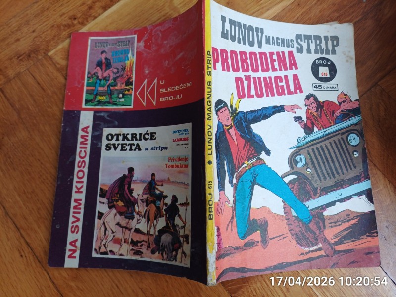 LUNOV MAGNUS STRIP BROJ 615, PROBODENA DŽUNGLA