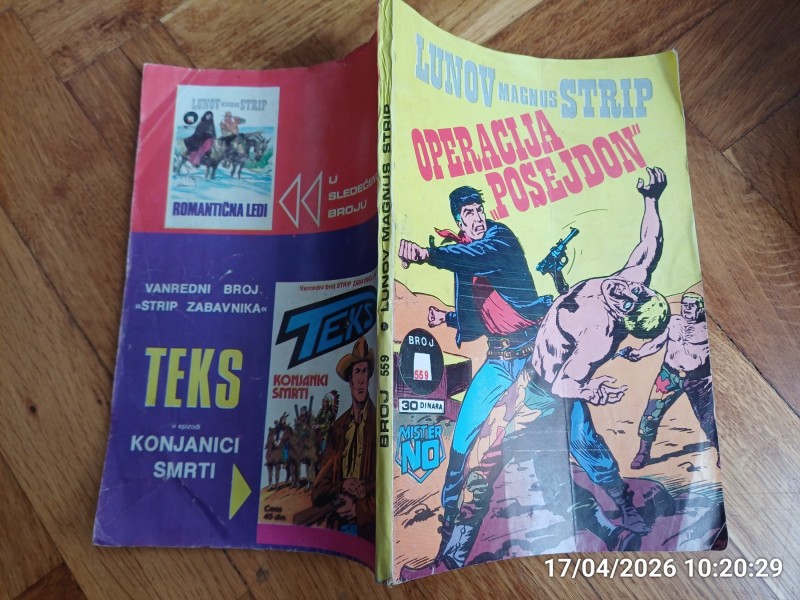 LUNOV MAGNUS STRIP BROJ 559, OPERACIJA POSEJDON