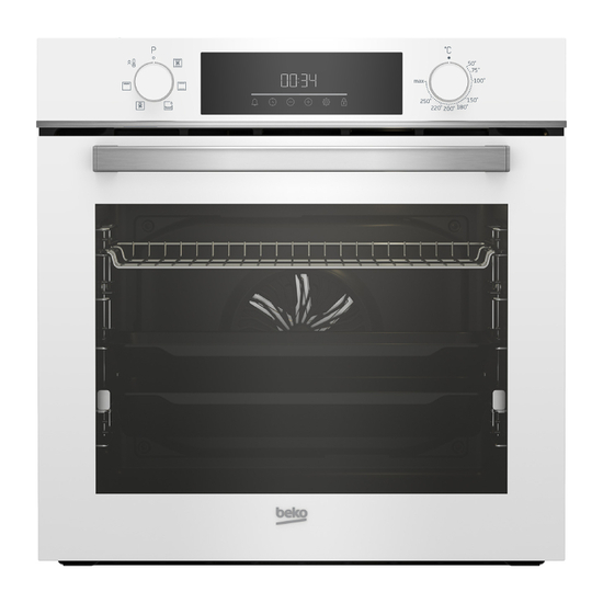 Ugradna rerna Beko BBIE 18300 W, 2,4kWh, 72L, Ventilatorska, Bela boja