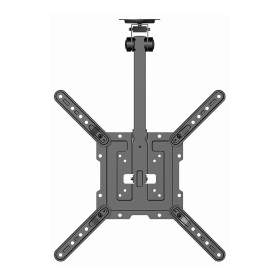 Tv Nosač Gembird CM-55ST-01, Plafonski, 23-55", VESA max.40x40cm,20kg, Udaljenost 520-614mm