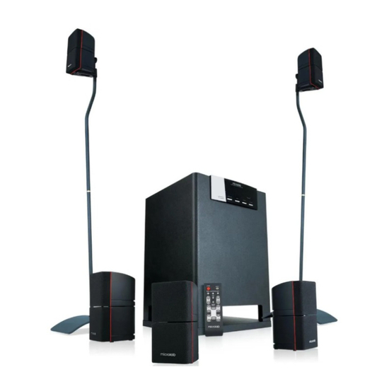 Zvučnici Microlab X15BT, 170W, 5.1, AKTIVNI DRVENI,
