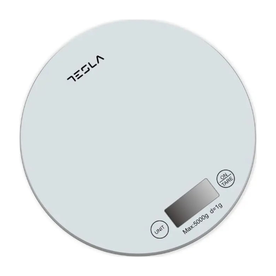 Vaga Tesla KS200W, Kuhinjska, Digitalna, 5kg, Bela