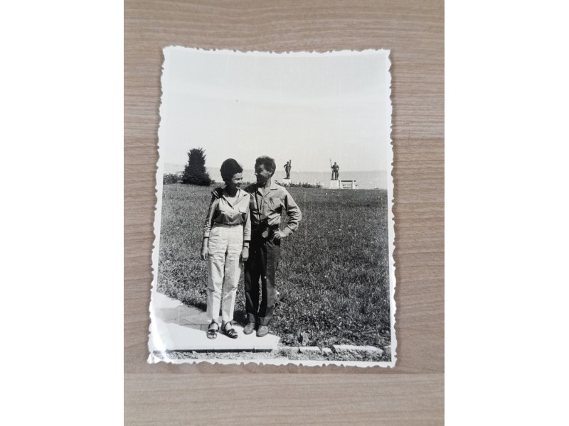 Vintage fotografija dama i gospodin