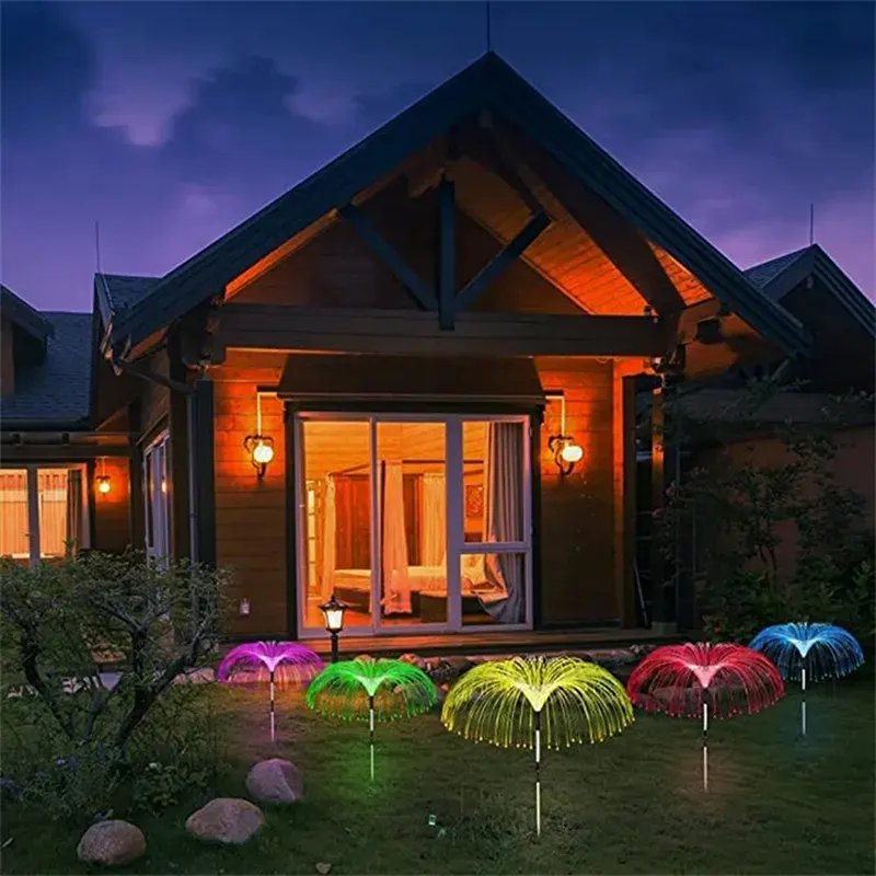 Solarne lampe meduza – set 2 komada, dekorativna LED rasveta za dvorište i baštu