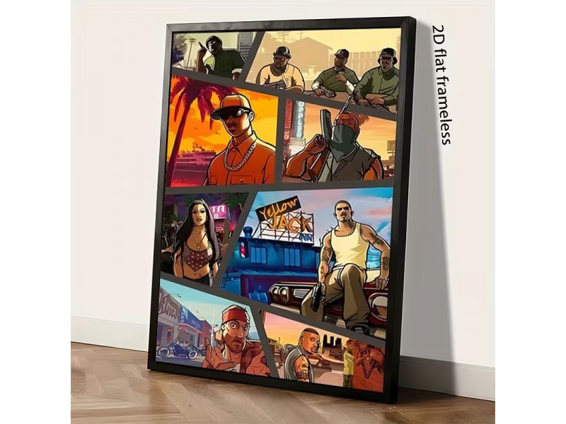 Poster, GTA San Andreas 60x40 cm