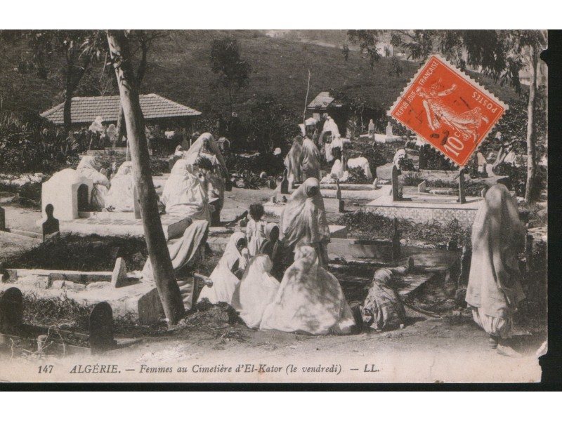 Alžir: Žene na groblju 1915.