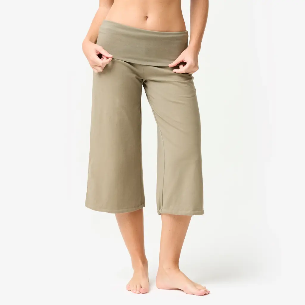 Ženske kapri pantalone za jogu visokog pojasa