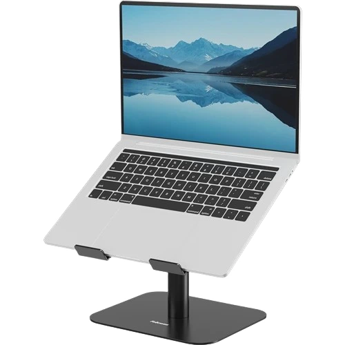 Crni aluminijumski stalak za laptop Alumia™ – 15–30 cm