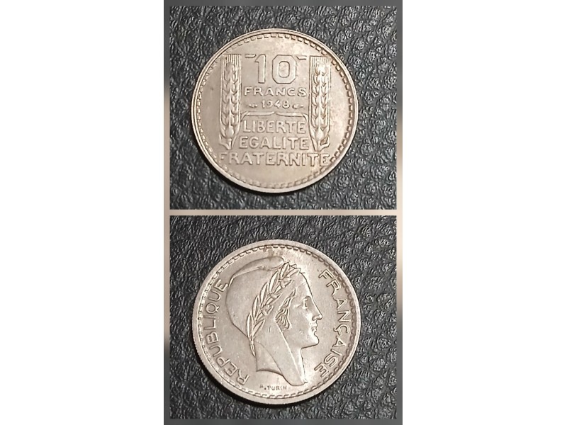 Francuska 10 Francs 1948 god.