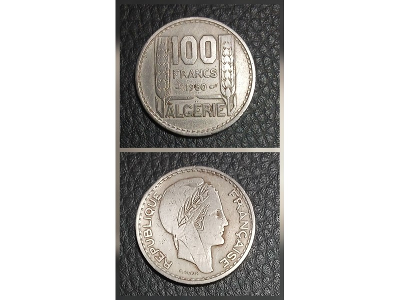 Alžir - Francuska kolonijalna uprava – 100 Francs 1950