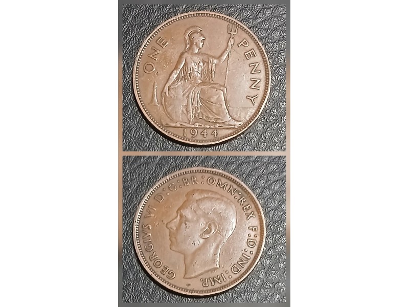Velika Britanija 1 Penny 1944 – George VI
