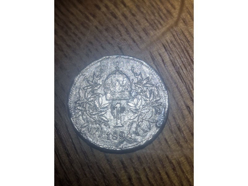Austrougarska 1 Kruna 1894 Srebro 5g