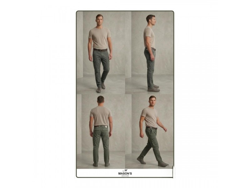 MASON'S Cargo muške pantalone 100% Pamuk