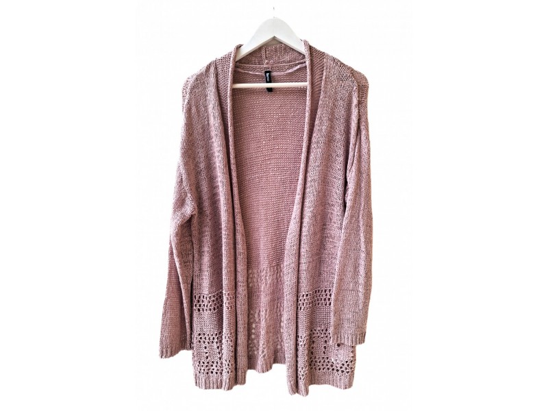 ✨FLAME ✨ tegljivi prljavo roza kardigan XL-2XL