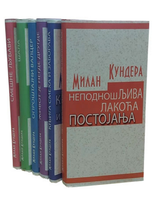 Milan Kundera- komplet 1-6