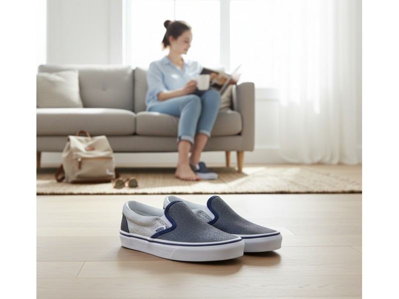 Vans slip-on glitter dečije patike br 29 gazište 17.5