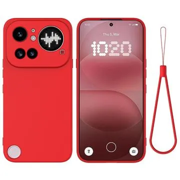NOTHING PHONE (4A) PRO LIQUID SILICONE CASE WITH HAND STRAP