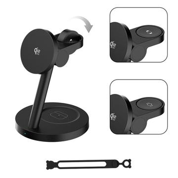 ZJ05 3-IN-1 QI 2.2 MAGNETIC WIRELESS CHARGER 25W