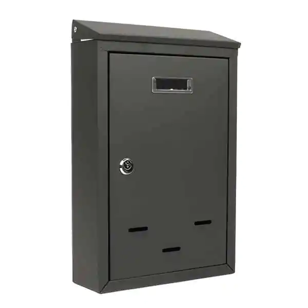 Poštansko sanduče crno 350x230x85 mm