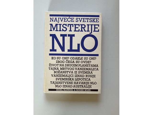 Najveće svetske misterije NLO