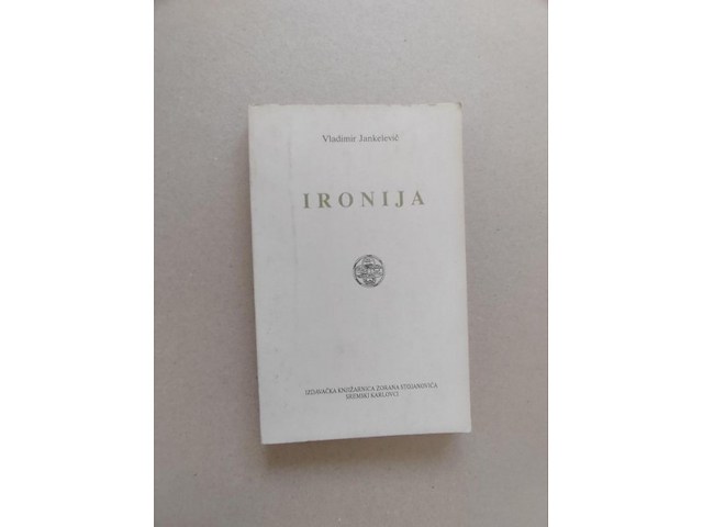 Ironija - Vladimir Jankelevič