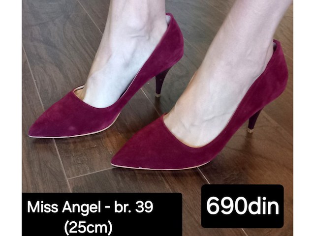 Miss Angel ženske cipele štikle bordo br. 39