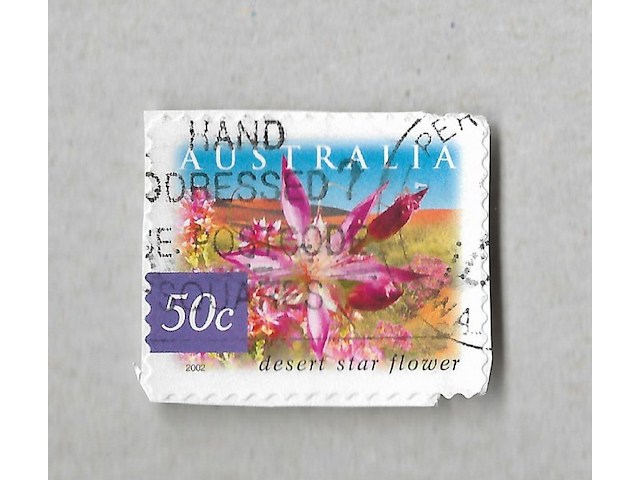 (M) markica 2002 Australija 50c Desert Star Flower