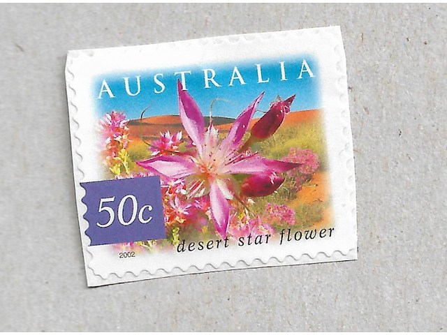 (M) markica 2002 Australija 50c Desert Star Flower