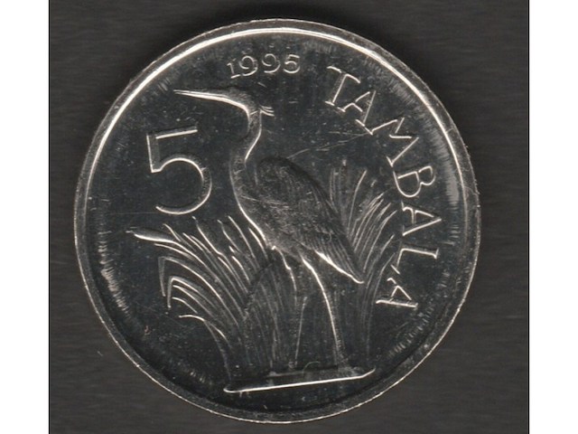 5 Tambala - 1995 - Malawi, Malavi