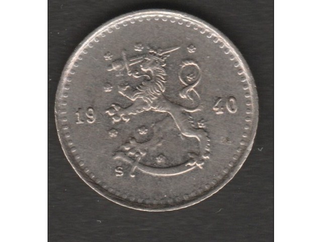 25 Pennia - 1940 - Finland, Finska
