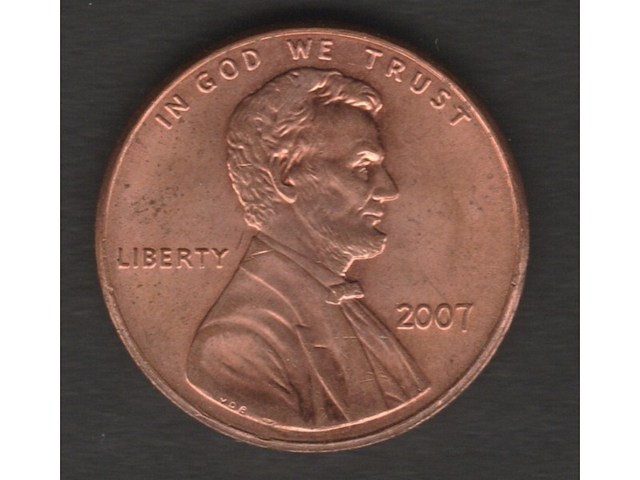 1 Cent `Lincoln Memorial Cent` - 2007