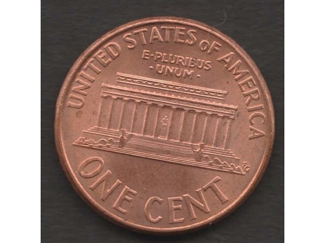 1 Cent `Lincoln Memorial Cent` - 2000