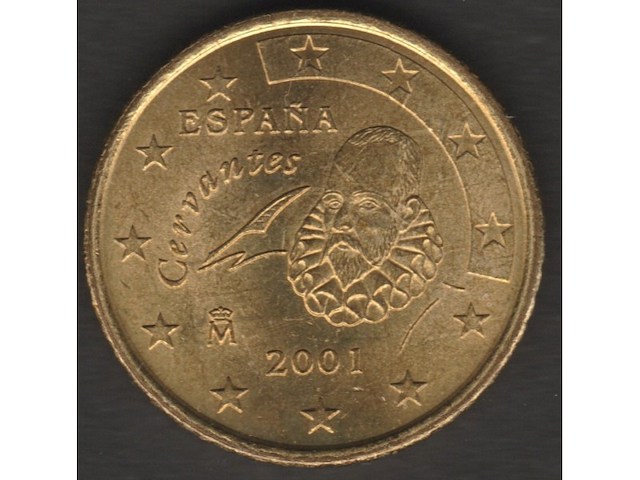 50 Euro Cents - 2001 - Spain, Španija