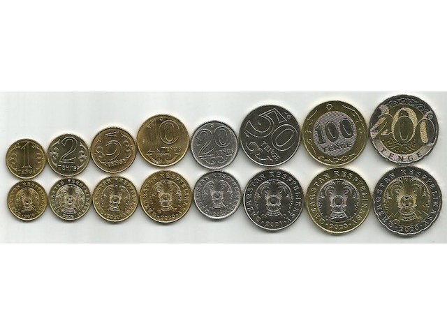 KAZAKHSTAN 2006/21. Set kovanica UNC