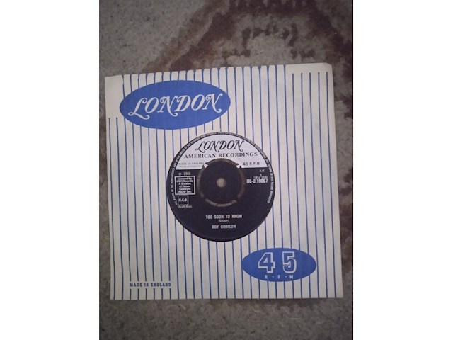 Roy Orbison – Too Soon To Know