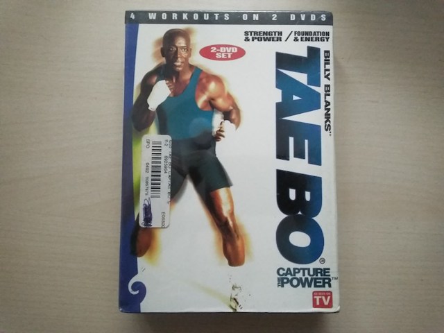 TAE BO capture the power Billy Blanks dupli DVD novo