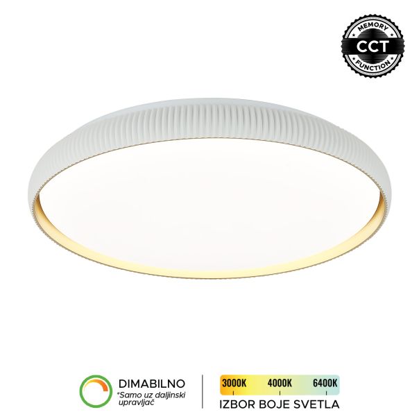 FORMA LED plafonjera 48W 3000K - 6400K LP-424-48R WH+SG