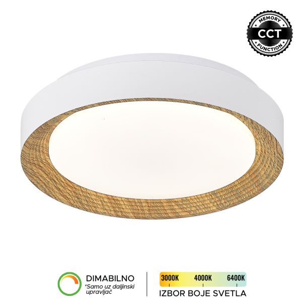 FORMA LED plafonjera 54W 3000K-6400K LP-405-54R WH+WD
