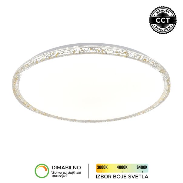 FORMA LED plafonjera 54W 3000K - 6400K LP-412-54R WH