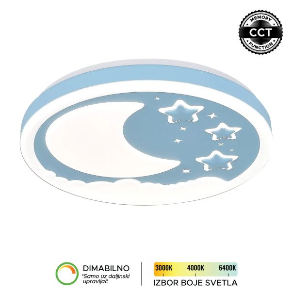 FORMA LED plafonjera 54W 3000K-6400K DF4911-54C BL