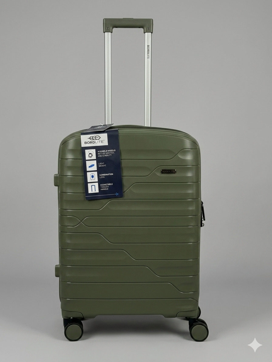 Srednji kofer JB2092 | tamno zeleni | 42x66x25 cm