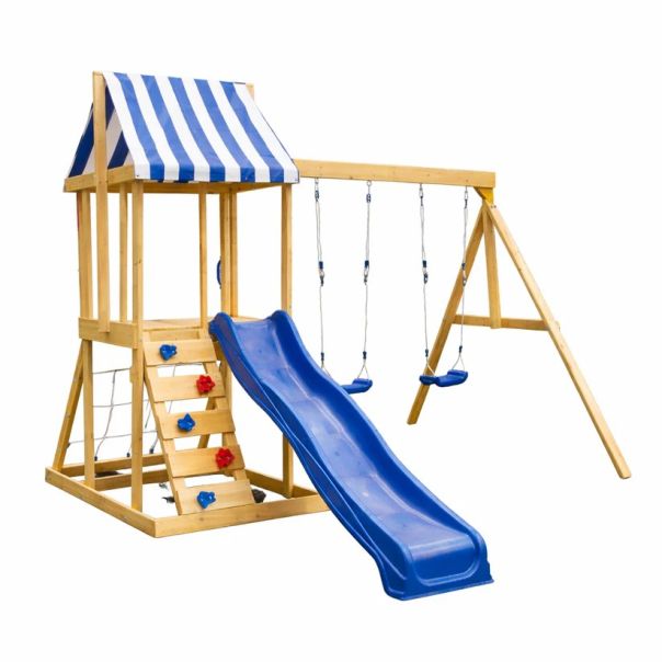 Dečiji drveni set za igru na otvorenom KINDER HOME 4 u 1